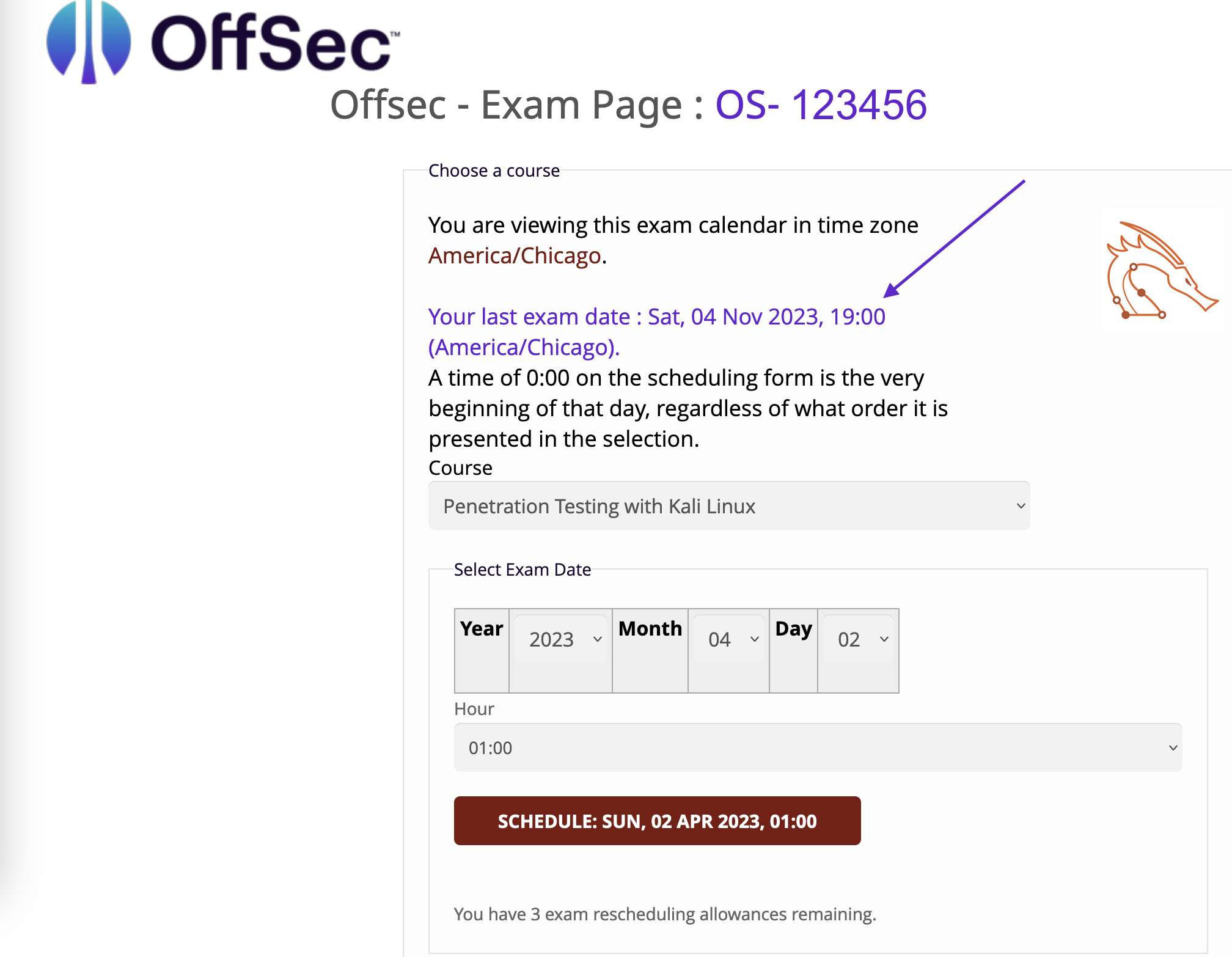 How can I see my access end date? – OffSec Support Portal