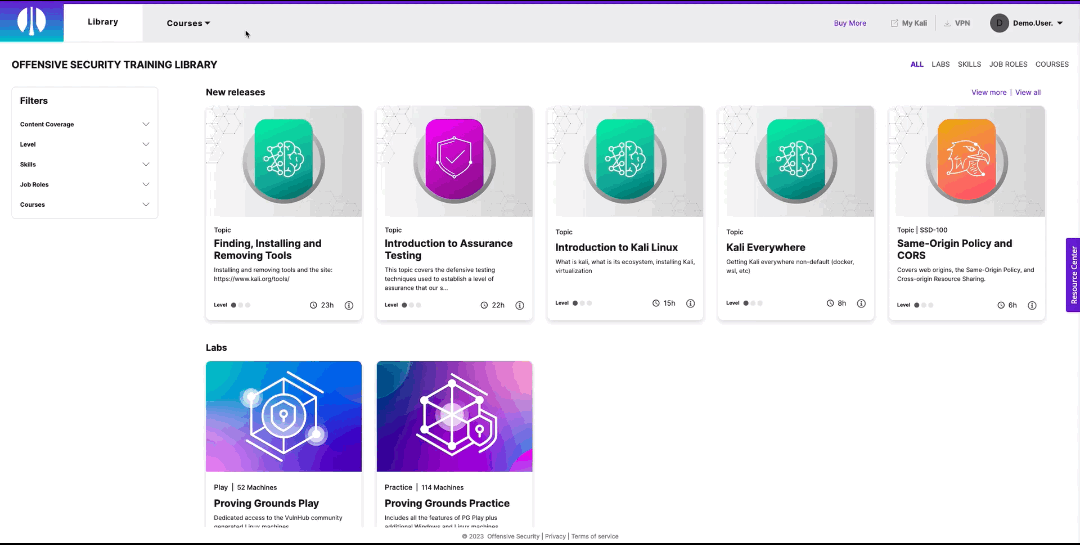 How to Download Course Materials from the Learning Library – OffSec ...