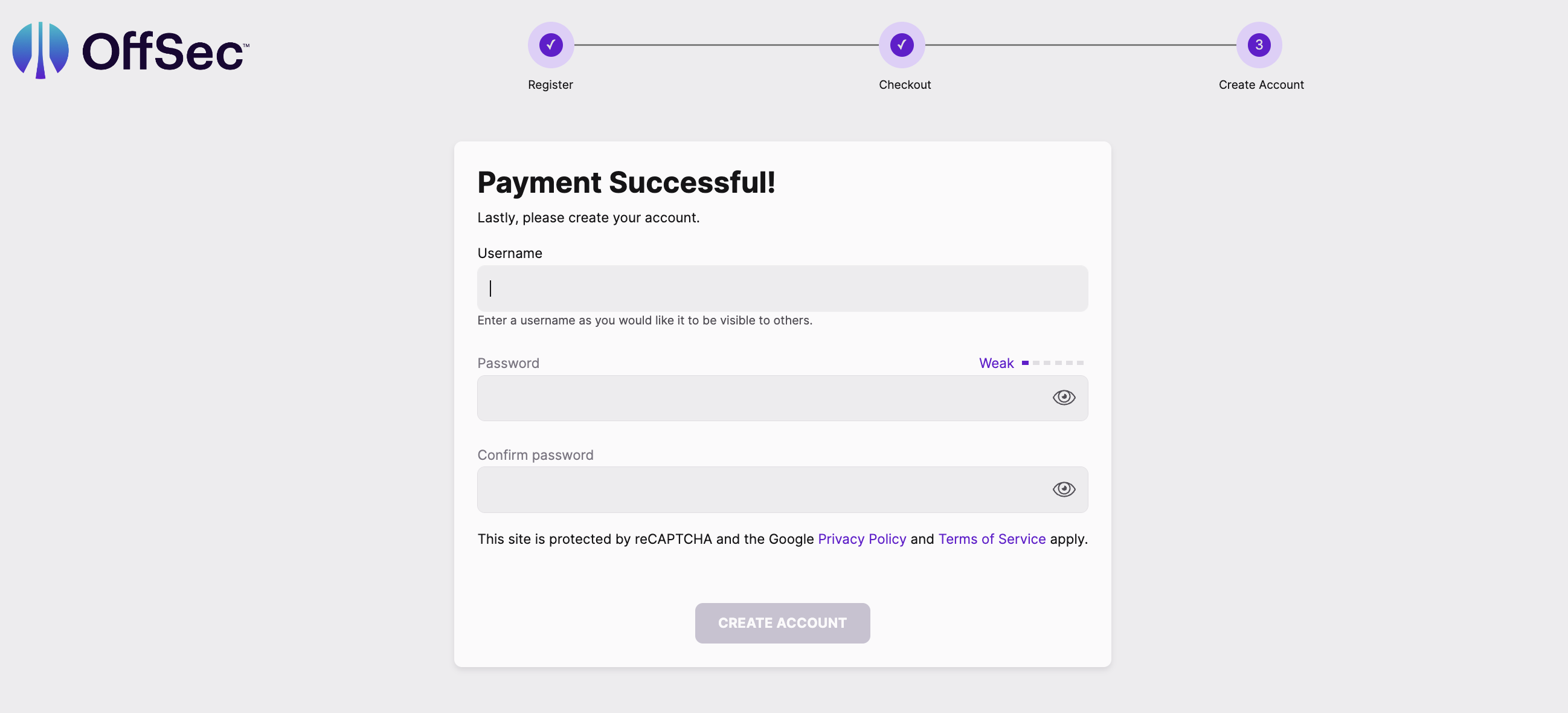 How do I register for OffSec’s training? – OffSec Support Portal