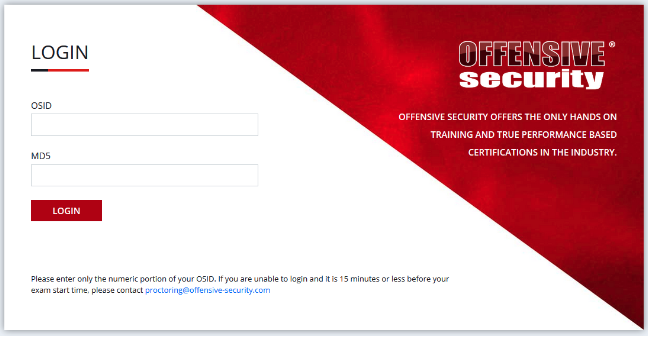Proctoring Tool Manual – Offensive Security Support Portal