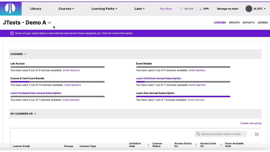 How to Manage Flex Funds – OffSec Support Portal