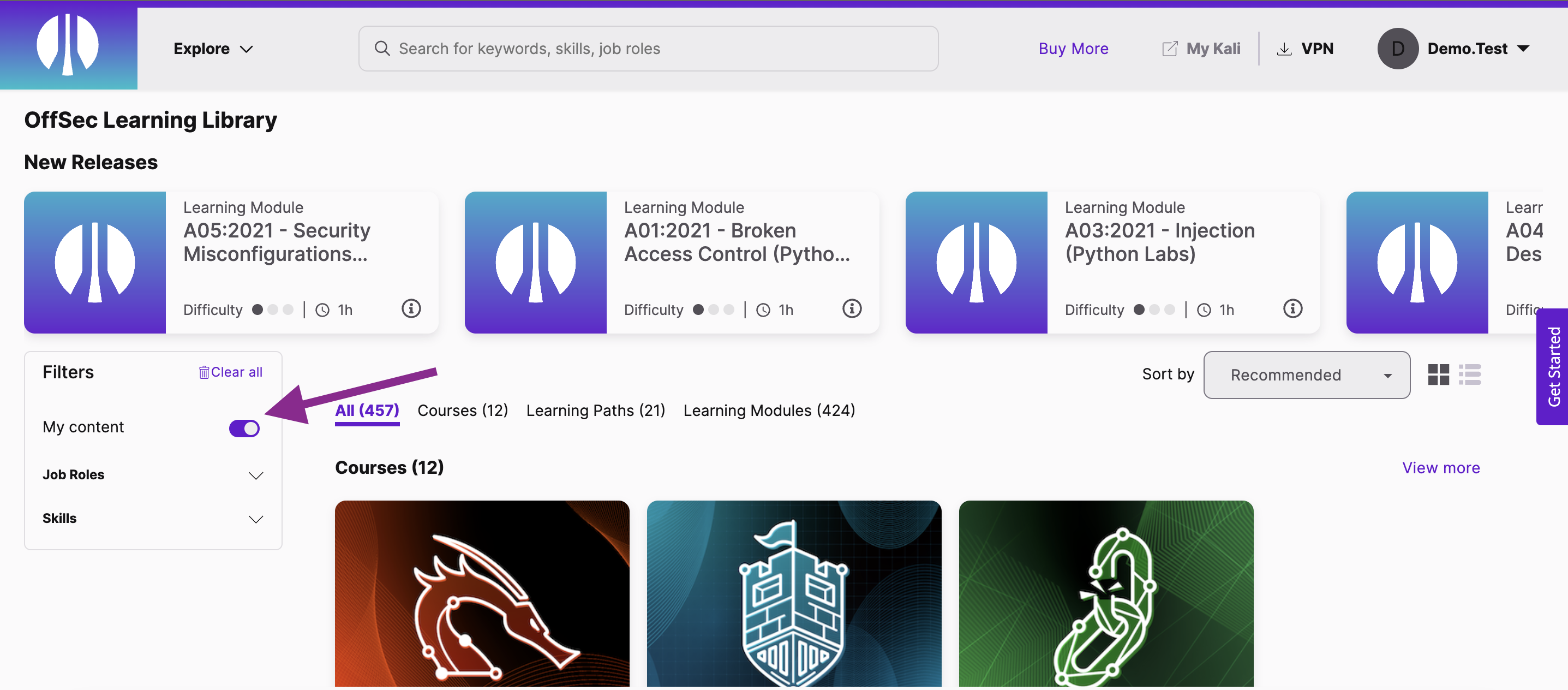 Course start guide – OffSec Support Portal