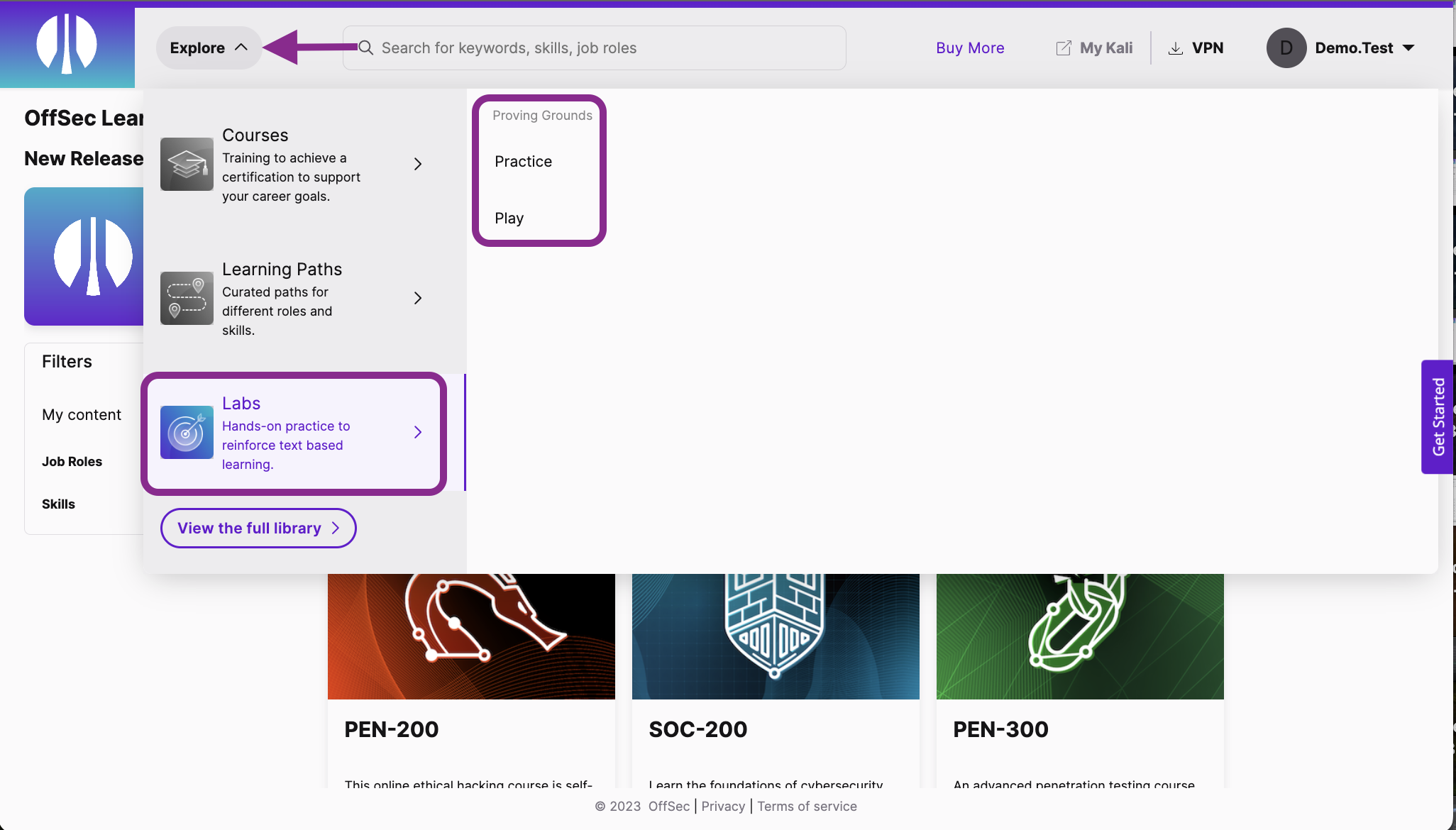 Course start guide – OffSec Support Portal