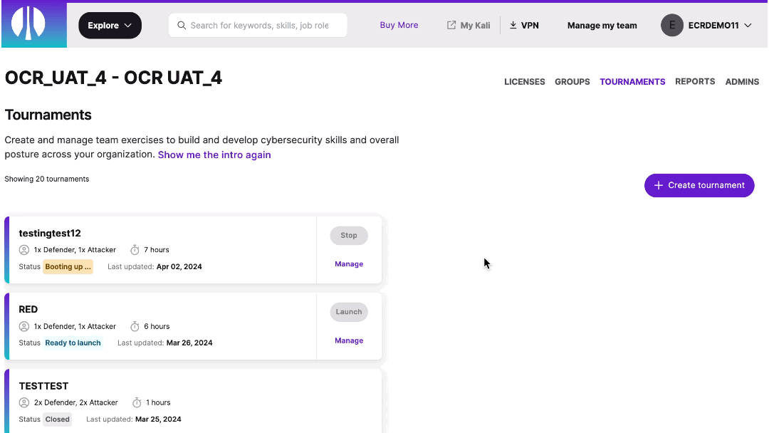 Getting Started with OffSec Versus – OffSec Support Portal