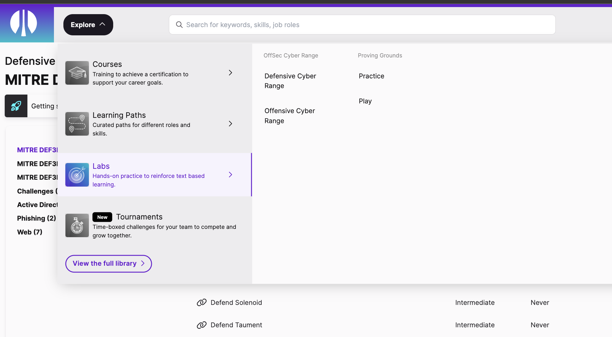 Enterprise Cyber Range Guide – OffSec Support Portal