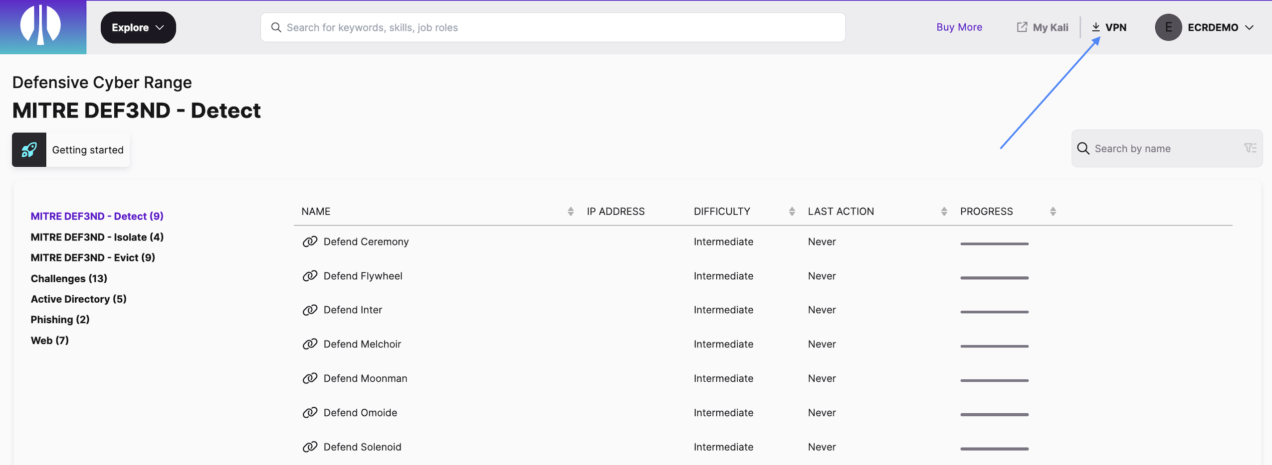 Enterprise Cyber Range Guide – OffSec Support Portal