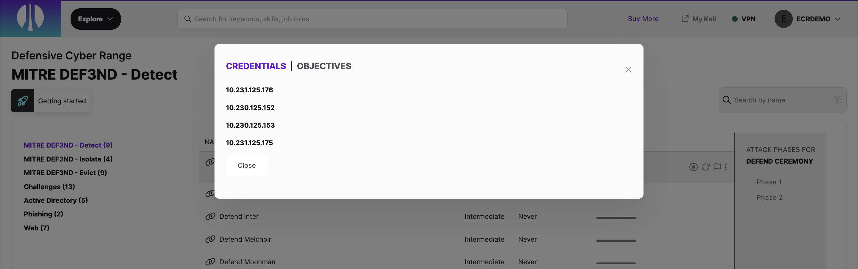 Enterprise Cyber Range Guide – OffSec Support Portal