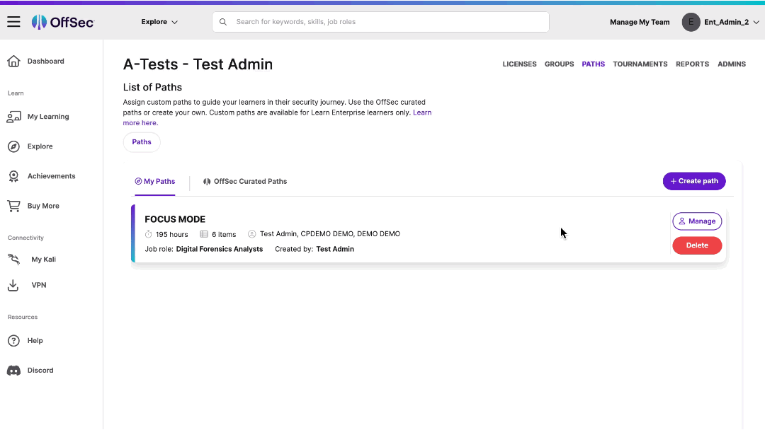 Custom Path Management FAQ – OffSec Support Portal Custom Path Management FAQ – OffSec Support Portal