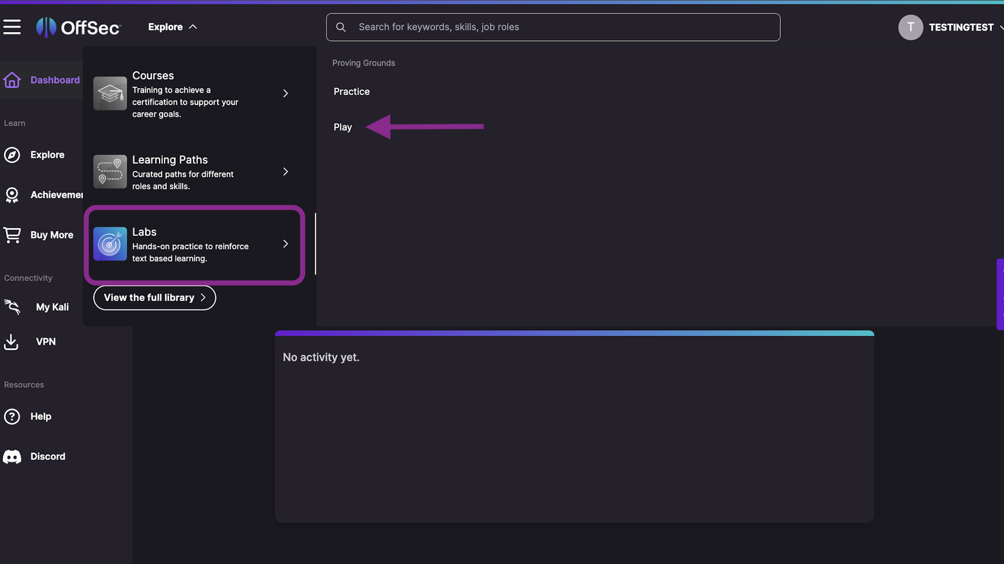 How to get access to free content in the OffSec Learning Library ...