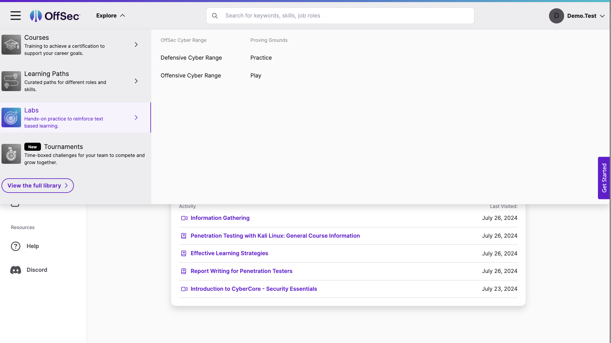 Course start guide – OffSec Support Portal