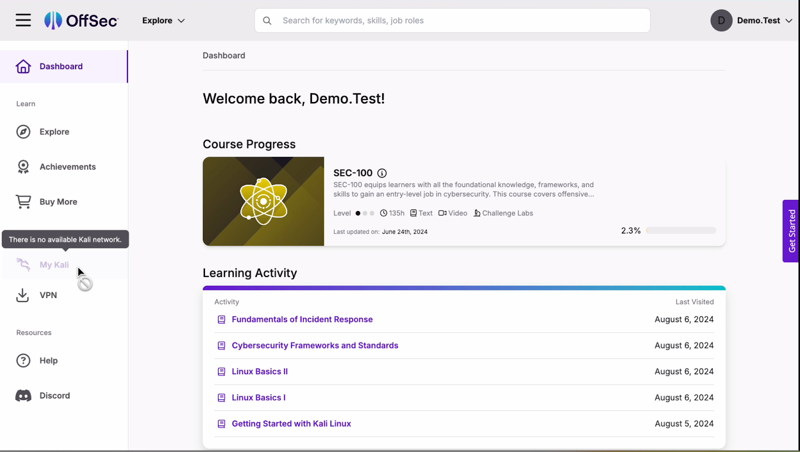 Connectivity Guide – OffSec Support Portal