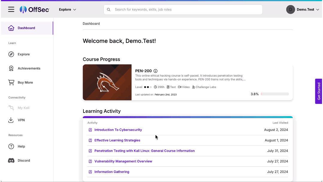 Connectivity Guide – OffSec Support Portal