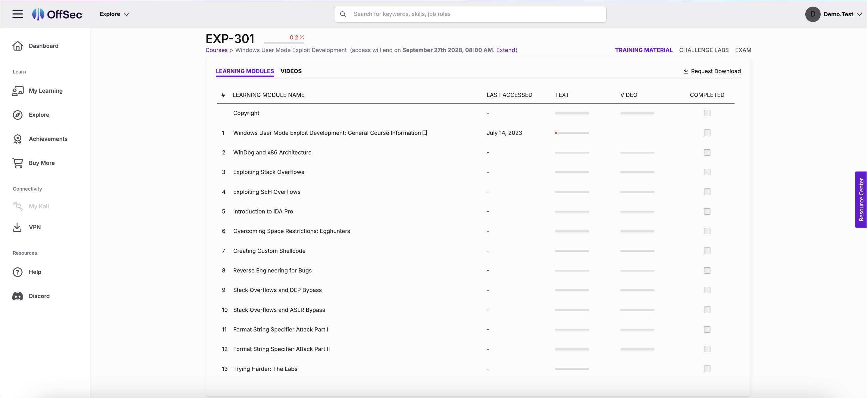 Will I receive any notifications in the OffSec Learning Platform ...