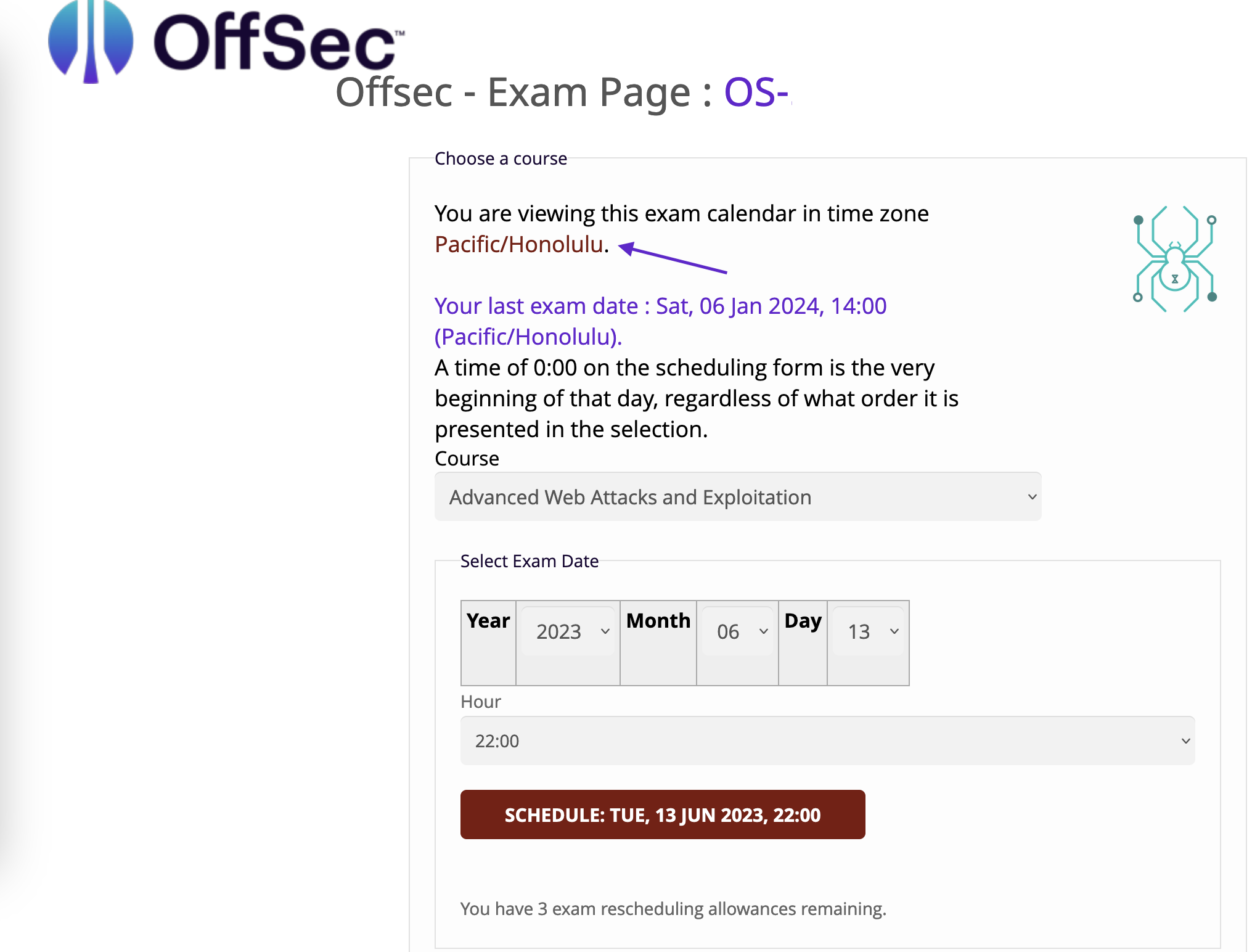 Managing OffSec Certification Exams – OffSec Support Portal