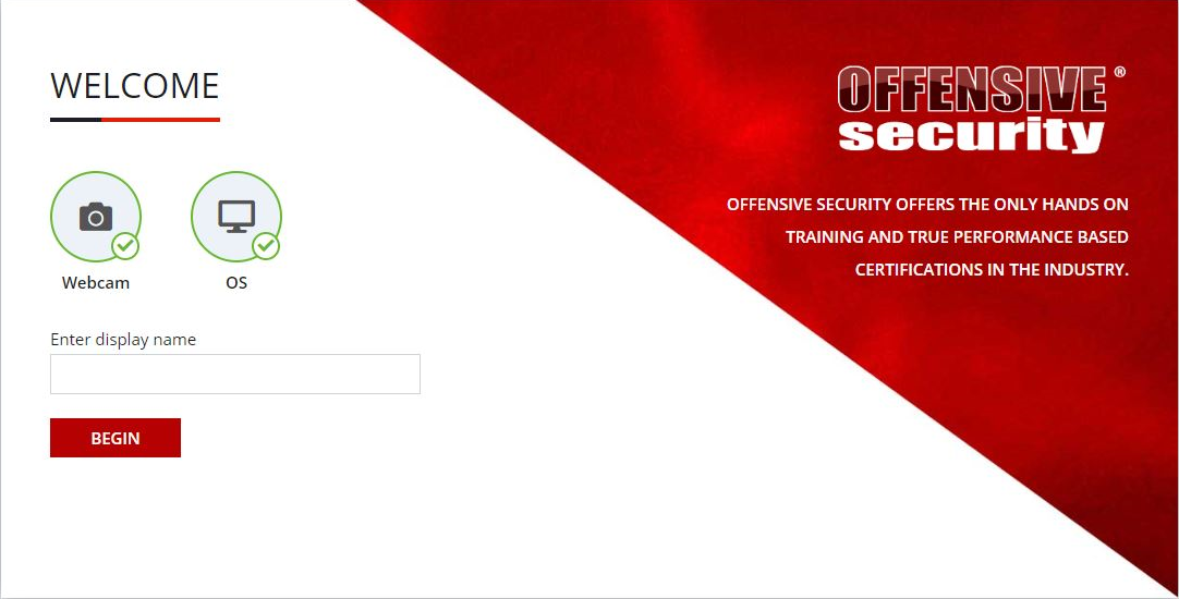 Proctoring Tool Manual – Offensive Security Support Portal