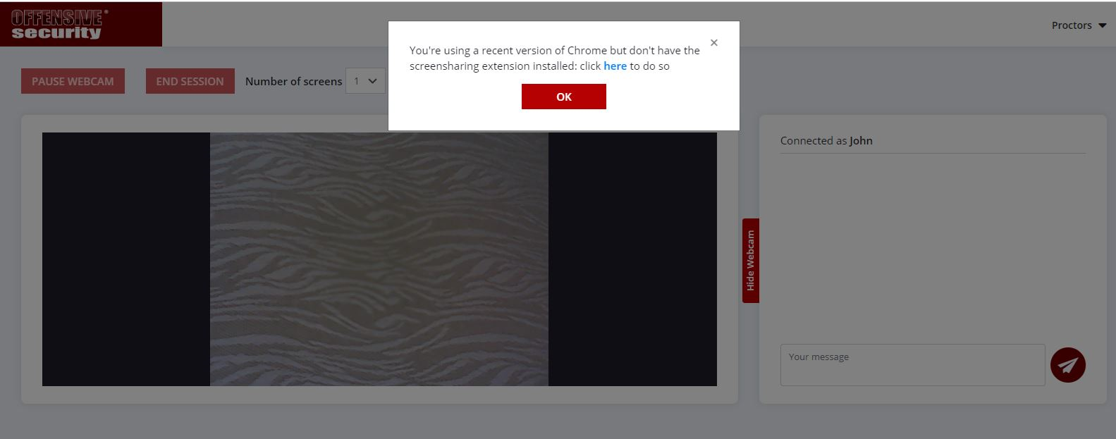Proctoring Tool Manual – OffSec Support Portal