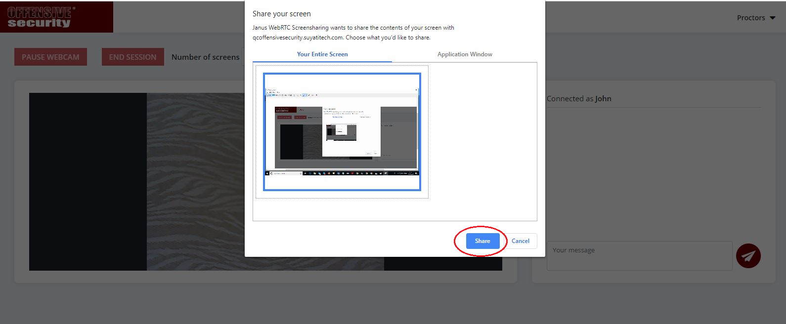 Proctoring Tool Manual – Offensive Security Support Portal