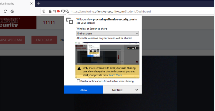 Proctoring Tool Manual – Offensive Security Support Portal