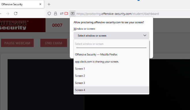 Proctoring Tool Manual – Offensive Security Support Portal